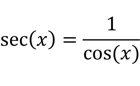 Differentiation Of Sec X