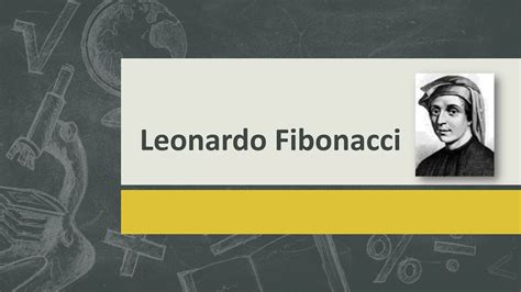 Leonardo Fibonacci Ppt
