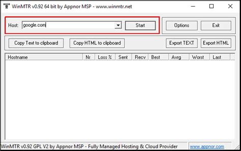 How To Perform An Mtr Test On A Windows Linux Macos Knowledge Base Hyonix