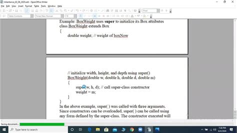Using Keyword Super To Call Super Class Constructor In Java Youtube