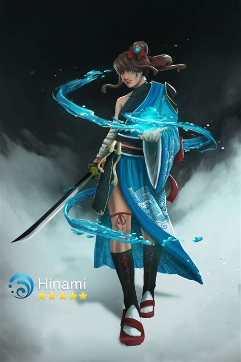 Artstation Hinami Genshin Impact Oc