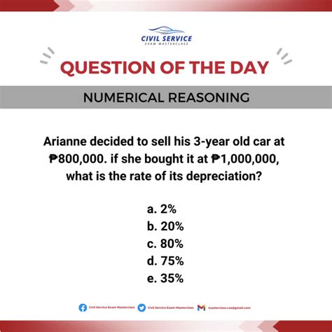 NUMERICAL REASONING 1 Board Exams PH