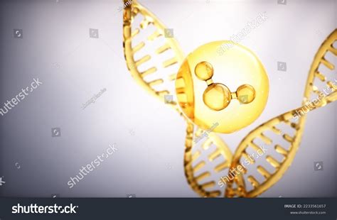 3d Rendered Microscopic Particle Structure Stock Illustration
