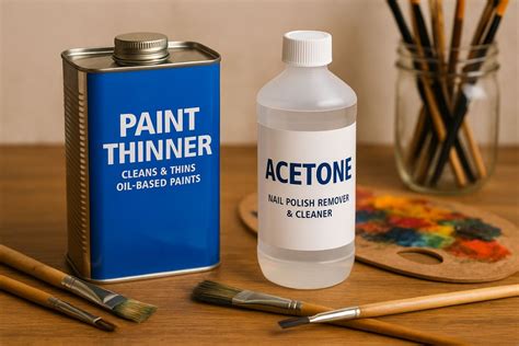 Paint Thinner Vs Acetone Which One Is Best I Paint You Sip