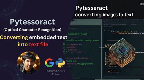 pytesseract for optical character recognition just 3 lines of code youtube