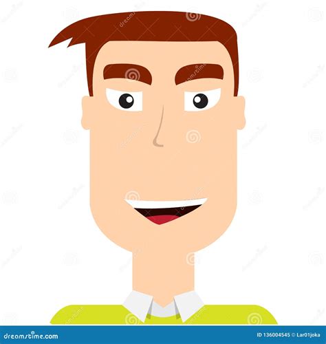 Isolated Male Avatar Stock Vector Illustration Of Character 136004545