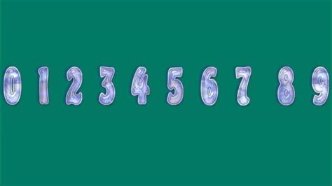 ХРОМАКЕЙ Зимние анимированные цифры Youtube