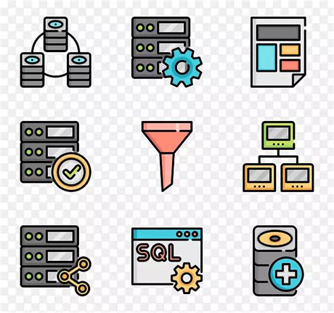 数据库服务器计算机图标封装postscript 万维网png图片素材下载 图片编号3797498 Png素材网
