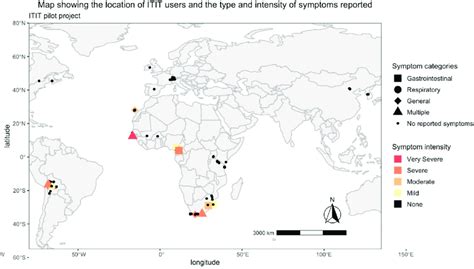 Map Of Daily Surveys Filled Out By Itit Pilot Participants With