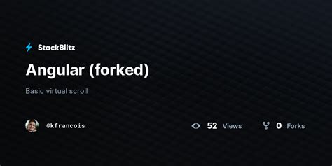 Angular Forked Stackblitz Angular Forked Stackblitz