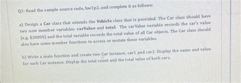 Solved Q2 Read The Sample Source Code Hw3 P2 And Complete
