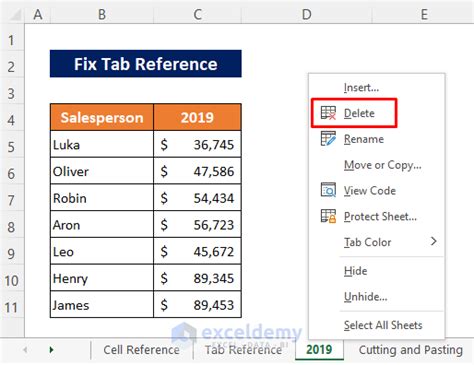 how to fix ref error in excel 6 solutions exceldemy