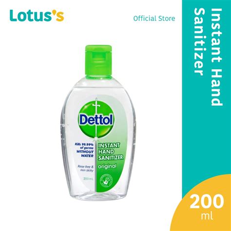Dettol Instant Hand Sanitizer Original 200ml Shopee Malaysia