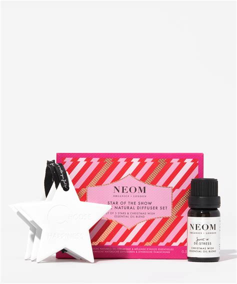 Neom Star Of The Show Ceramic Natural Diffuser Set At Beauty Bay