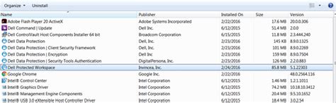 How To Uninstall Dell Data Protection Protected Workspace Dell Us