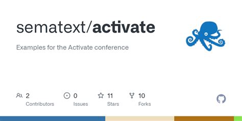 Github Sematextactivate Examples For The Activate Conference