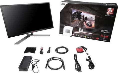 AOC AGON Black Red 27 Adaptive Sync 144 Hz LED Backlight Widescreen TN Gaming Monitor 2560 X