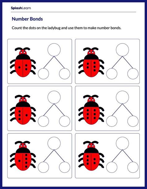 Counting Dots On Ladybugs Math Worksheets Splashlearn Worksheets Library