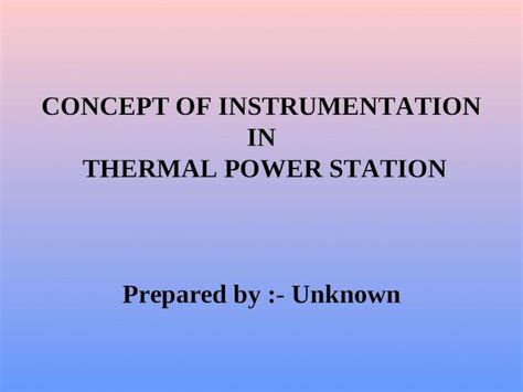Ppt Concept Of Instrumentation Dokumen Tips