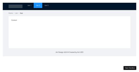 Header Content Footer Ant Design Demo Codesandbox