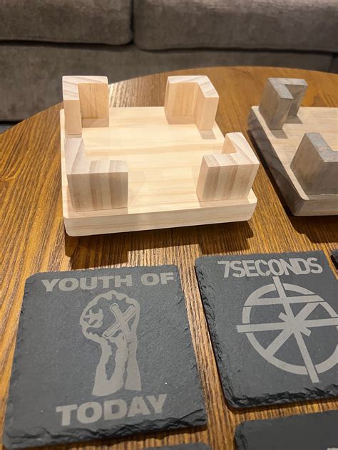 Punk Rock Coasters Pick Your Set Optional Holder Misfits Minor Threat Op Ivy Vandals Sex