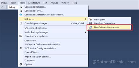 How To Compare Database Schema And Data