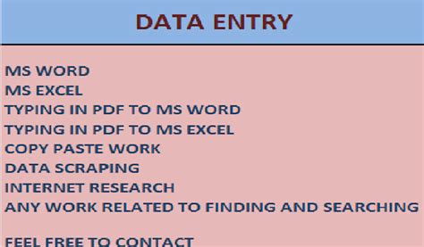 Typing Ms Word And Excel Copy Paste Pdf To Excel And Word By Waleed Typist Fiverr