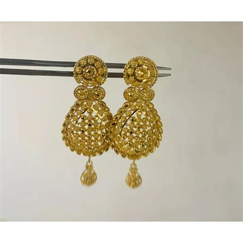 Plain Gold Earring At 7200000 Inr In Surat Gujarat Monghiba Exports