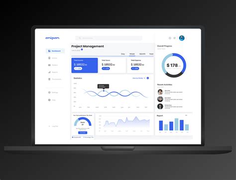 Project Management Dashboard Ui On Behance