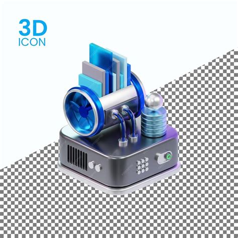 Premium Psd Files Techy 3d Icon Render