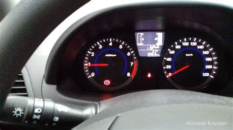 Как включить ближний свет фар на Хендай Солярис Youtube