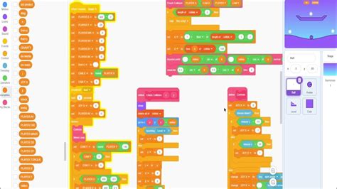 Create Ball Physics Scroll In Scratch 3 Ball Game Code In Scratch Scratch Scratchcoding Youtube