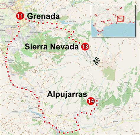Андалусия Най популярни атракции карта план на обиколката интересни факти практическа