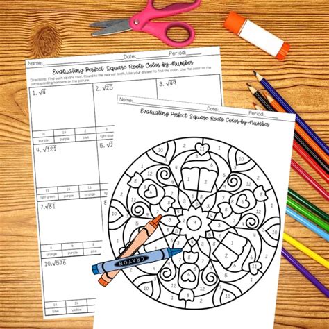 Perfect Squre Roots And Estimating Square Roots Valentines Day