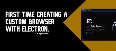 Create A Browser With Reactjs And Electron