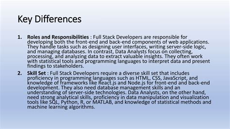 Ppt Full Stack Developer Vs Data Analyst Powerpoint Presentation Free Download Id12985074