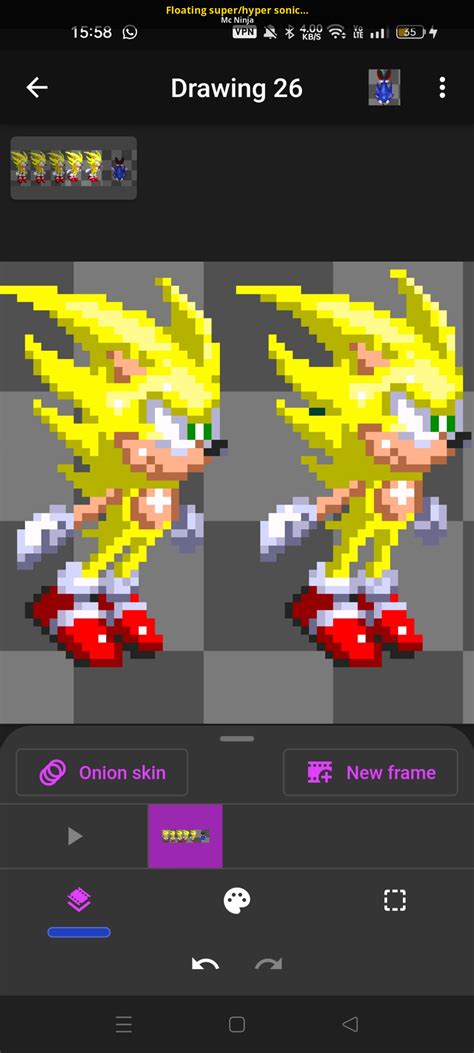 Hyper Sonic Spritessonic Game Sprites