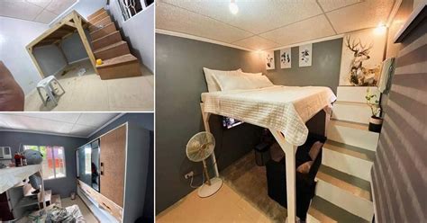 Makeover Bilik Tidur Bujang Dilengkapi Ruang Tv