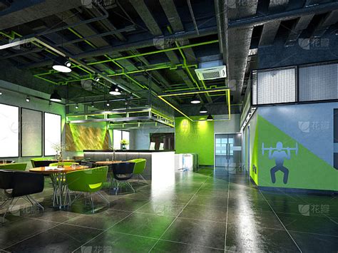 健身房健身中心和座位空间的3d渲染