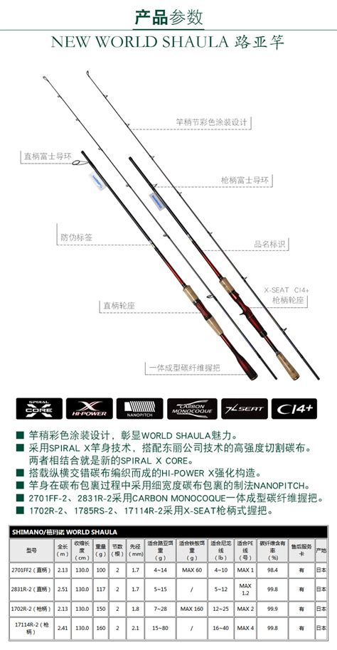 禧玛诺路亚竿型号详解 禧玛诺路亚竿系列大全 伤感说说吧