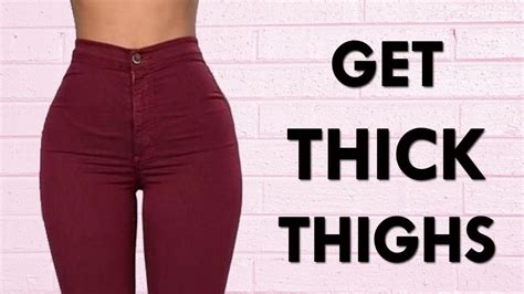 How To Get Thicker Thighs Bigger Butt 10 Minute Workout To Grow Leaner Thick Thighs
