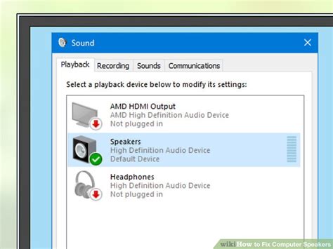 How To Fix Computer Speakers With Pictures WikiHow