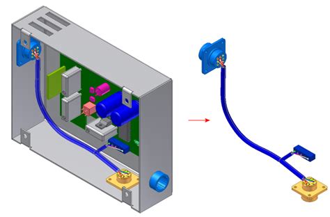 Inventor Cable Harness Create A Wire Micrographics