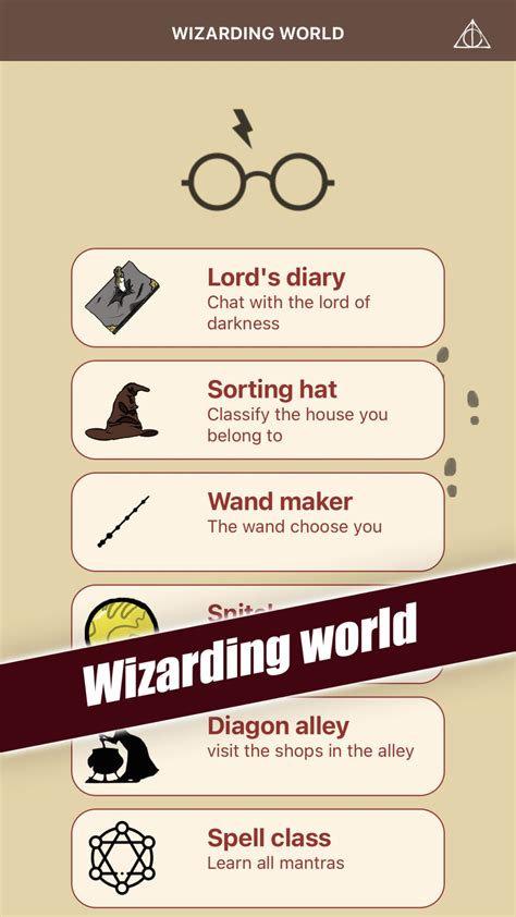 Wizarding World Sorting Hat For Iphone Download