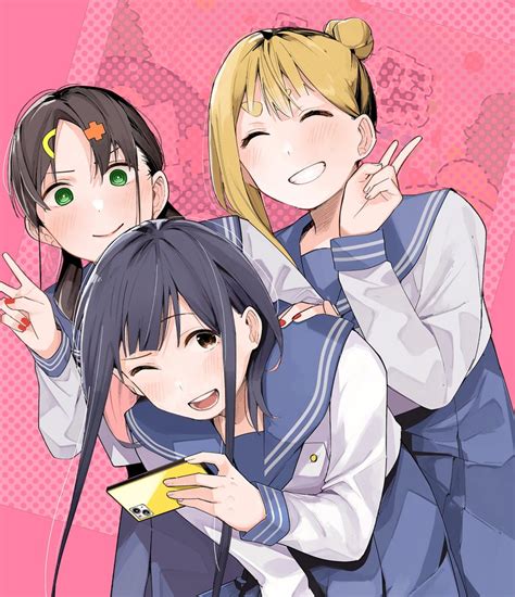 Amou Akane Natsuna Ena And Kurumizawa Ouka R Ja Dame Desu Ka Drawn By Uraya Nagi Danbooru