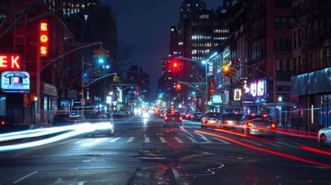 Free Urban Night Lights Image City Night Lights Download At Stockcake