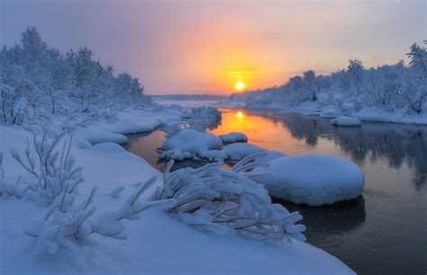Snow Landscapes Nature