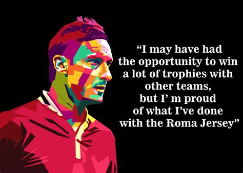 Francesco Totti Quotes Poster Picture Metal Print Paint By
