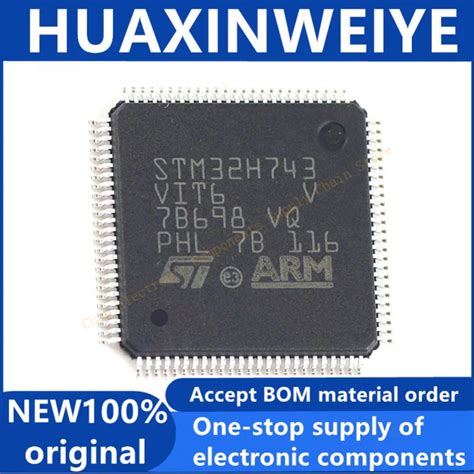 1 Pcs Lot Original Genuine Stm32h743vit6 Lqfp100 Stm32 High Performance