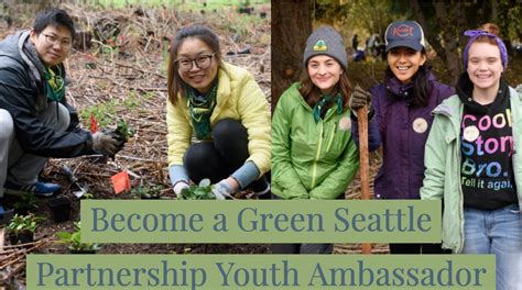 Become A Green Seattle Partnership Youth Ambassador Parkways